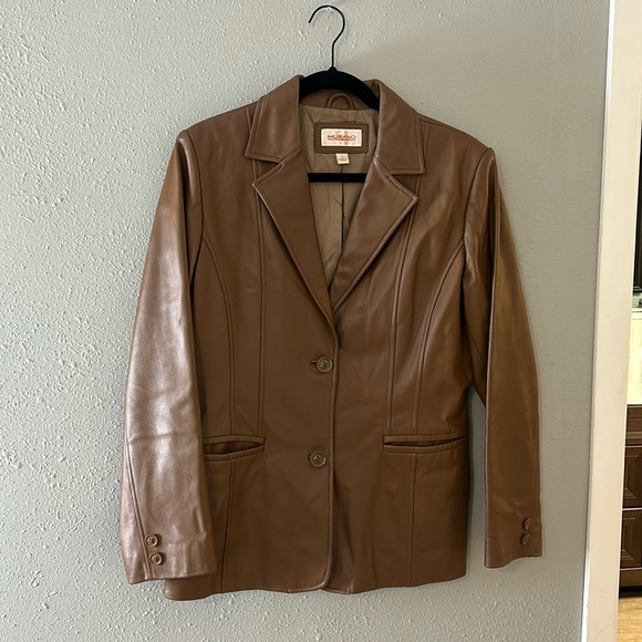 Murano | Jackets & Coats | Vintage Murano Lambskin Leather Jacket ...